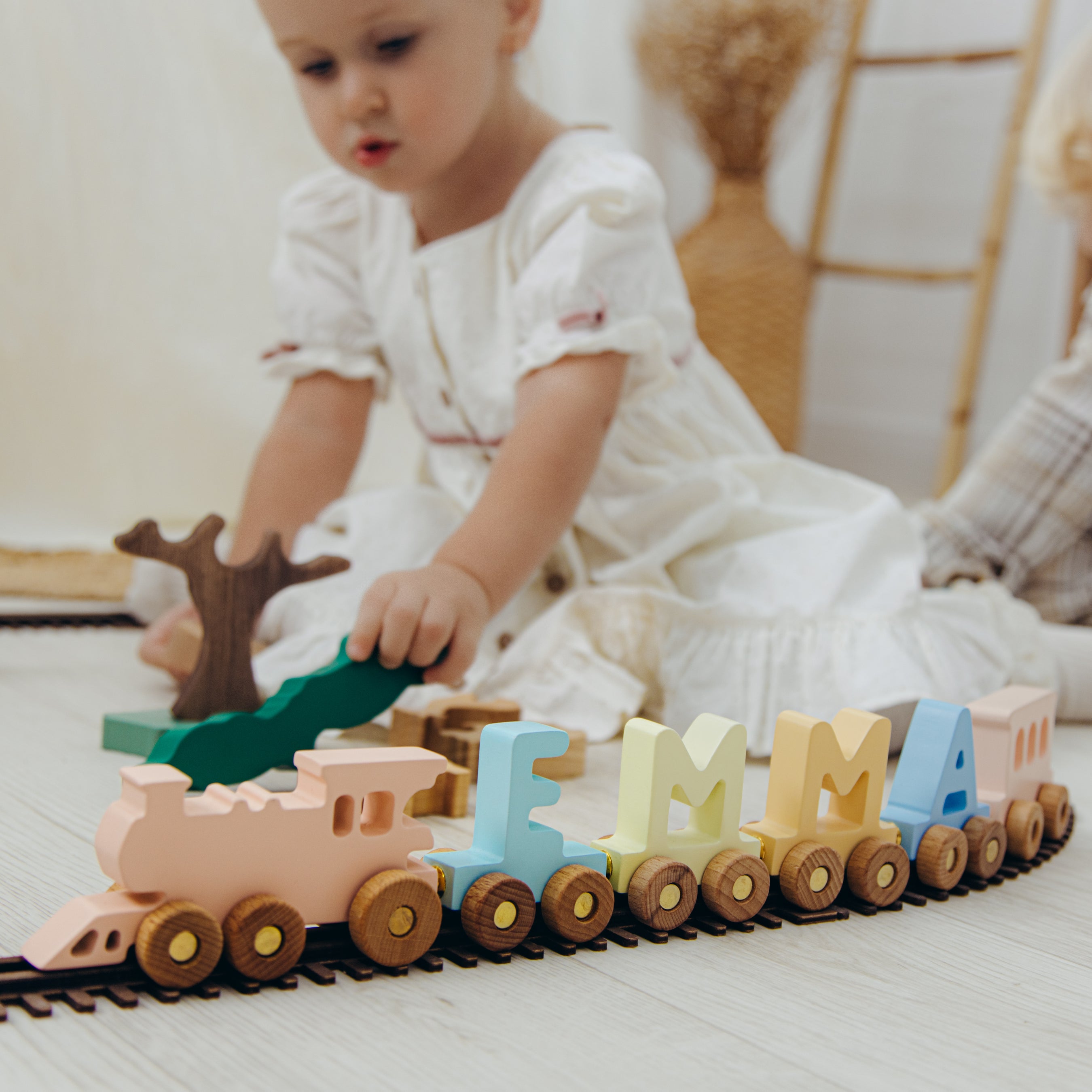 Personalized Letter Train – Fun Learning on the Move – Busypuzzle